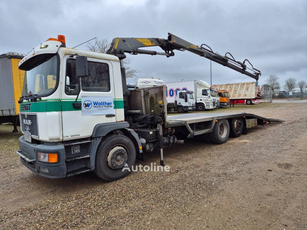 MAN 25 /6x2 // Effer 120 K3 / Double ramp autotransporter