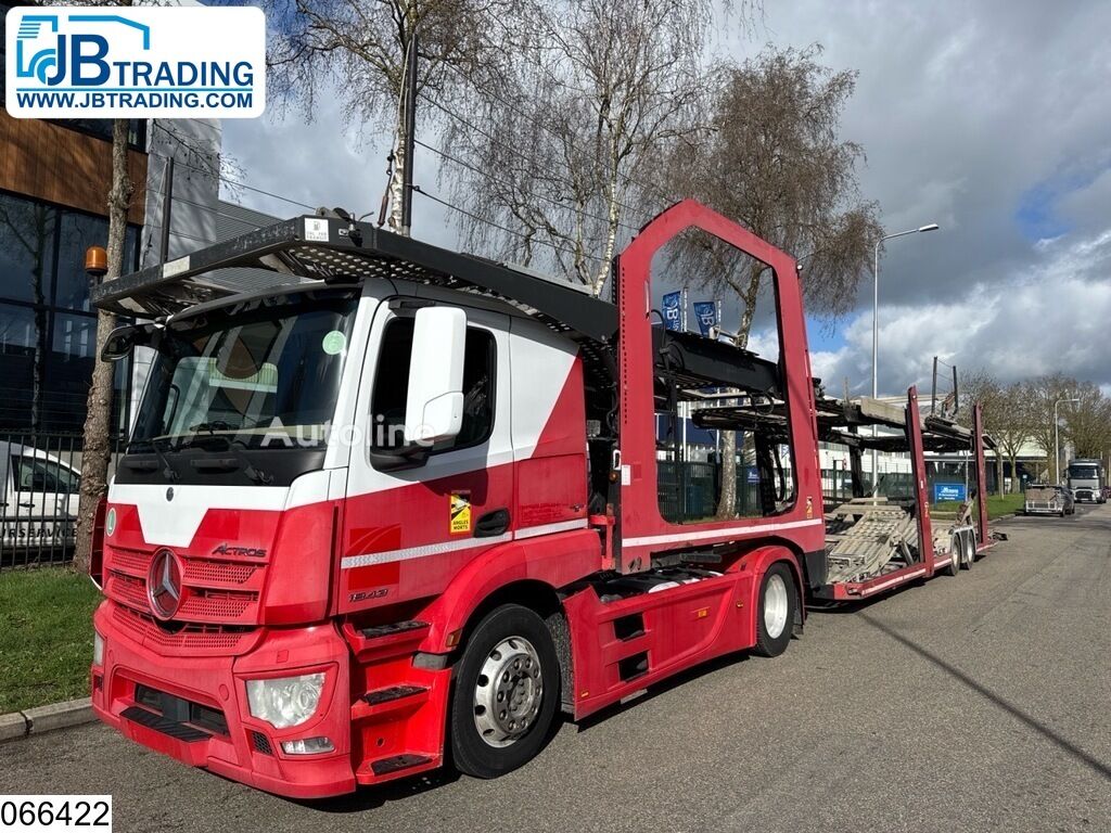 Mercedes-Benz Actros 1843 EURO 6, Retarder, Lohr, Combi autotransporter + prikolica autotransportera