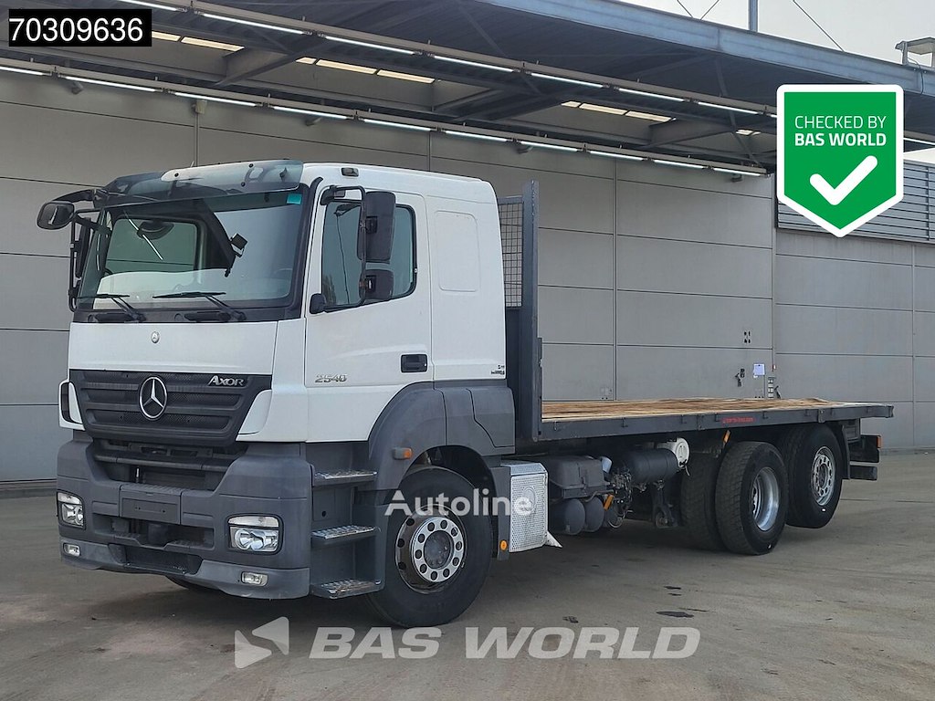 Mercedes-Benz Axor 2540 Axor 6X2 690cm open loadfloor Lift+Steering Axle Autom kamion platforma