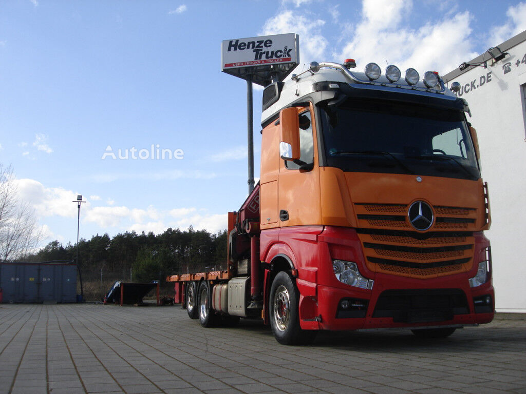 Mercedes-Benz Actros neu 2558 6x2 Pritsche Kran Fassi 415 40m to kamion platforma