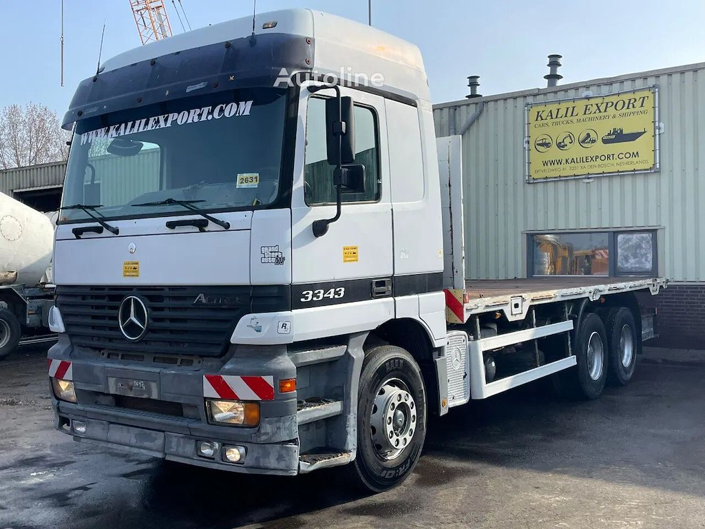 Mercedes-Benz Actros 3343 6x4 Open Box Retarder V6 EPS Full Spring Big Axle To kamion platforma