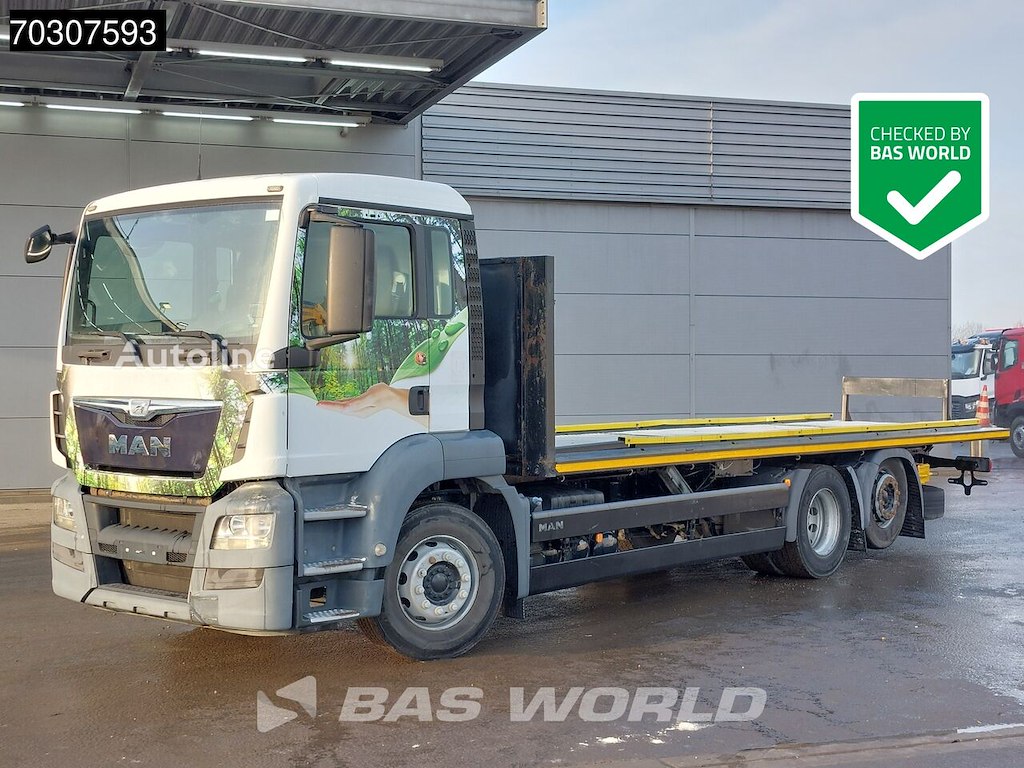 MAN TGS 26.480 6X2 795cm platform Manual Lift axle Cruisecontrol Eur kamion platforma
