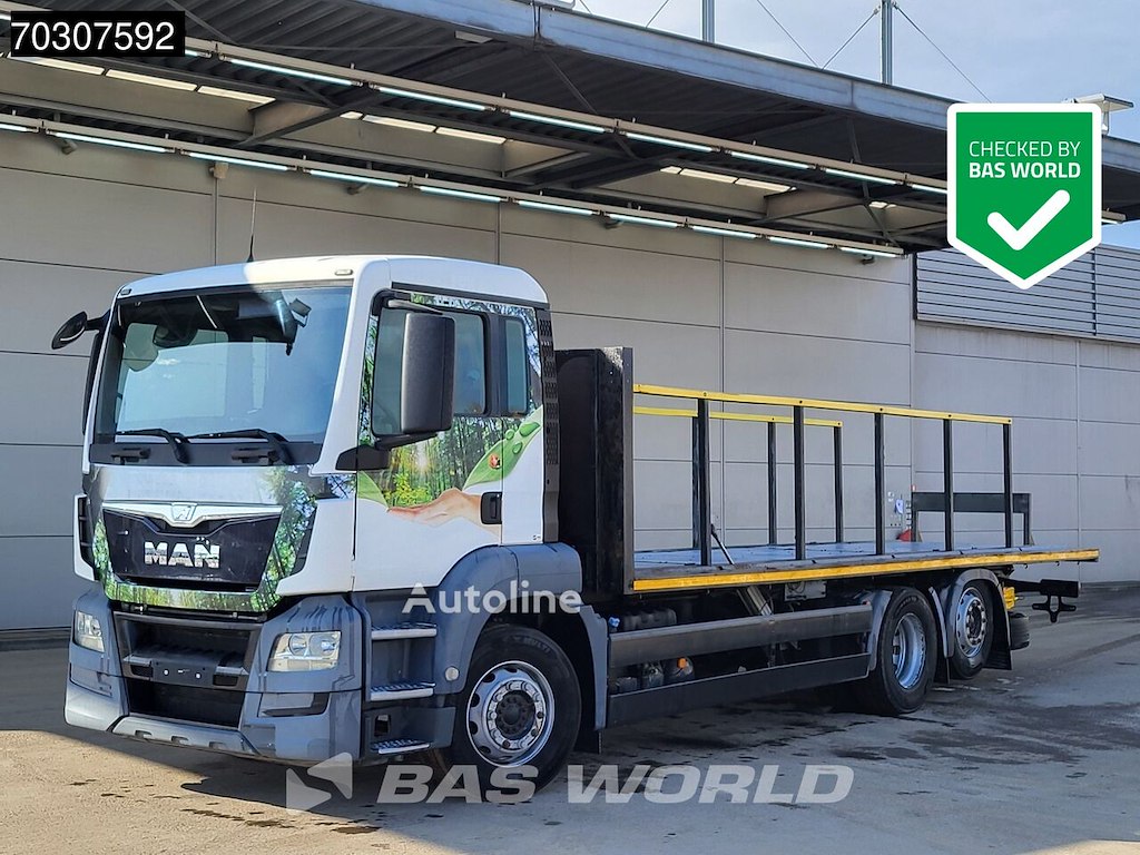 MAN TGS 26.480 6X2 7,50m Open Platform Manual Lift-Axle Euro 6 kamion platforma