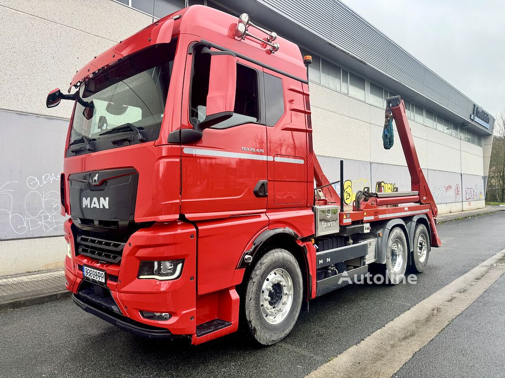 MAN TGX 26.470 kamion autopodizač kontejnera