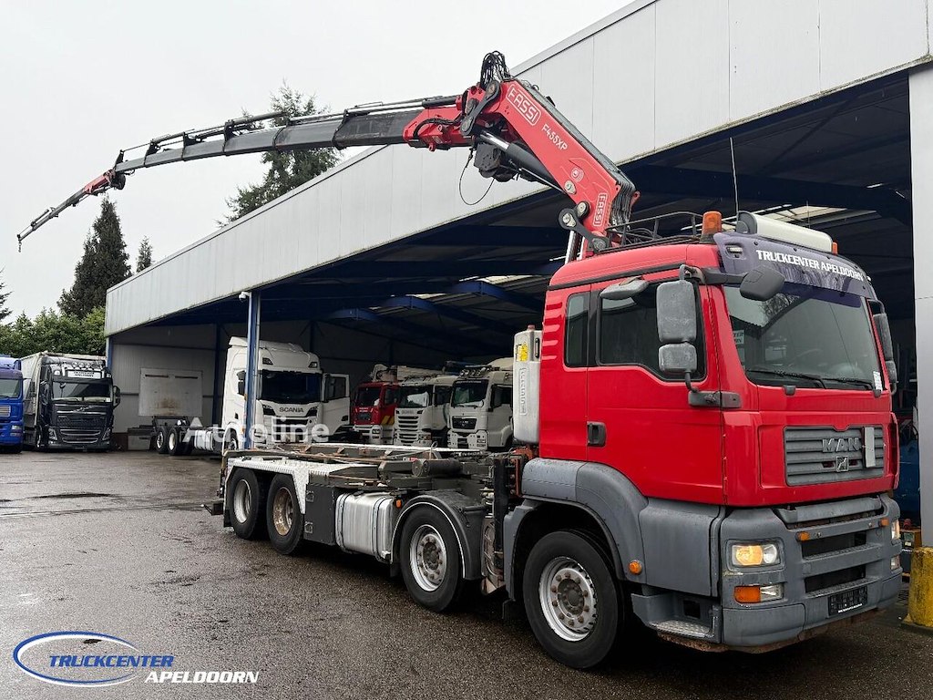 MAN TGA 35.440 Fassi F455 + L214, Winch kamion sa kukom za podizanje tereta