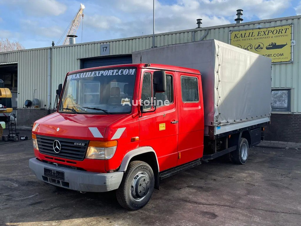 Mercedes-Benz Vario 614 Closed Box Full Steel Suspension Manual Gearbox Double kamion s ravnom platformom < 3.5t
