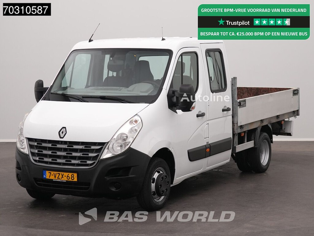 Renault Master 145PK Dubbel Cabine Open Laadbak Dubbellucht 3,5t Trekhaa kamion s ravnom platformom < 3.5t