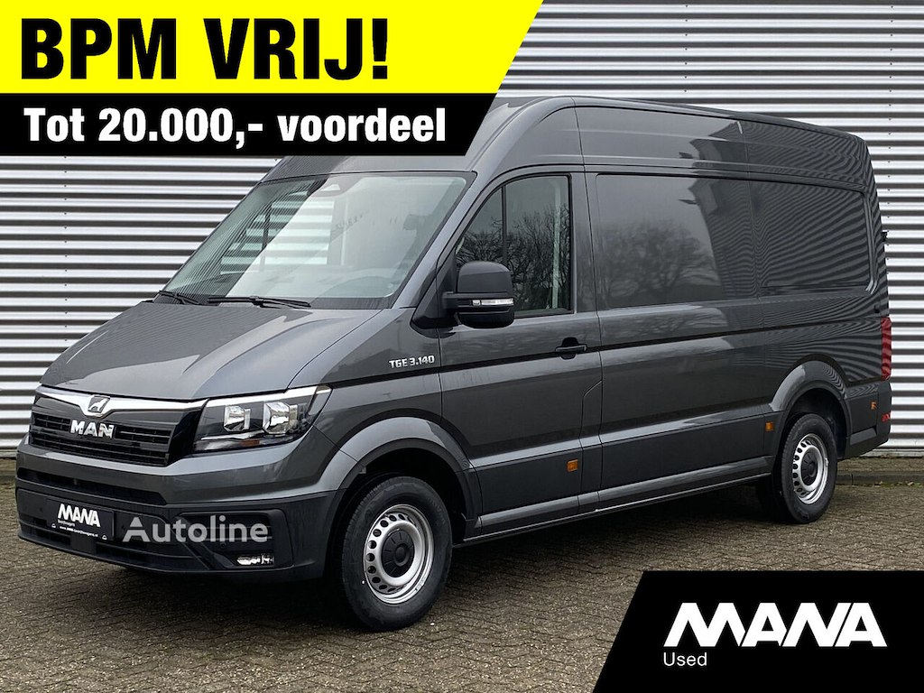 MAN TGE 3.140 L3H3 Automaat 140PK Antraciet NIEUW MODEL Cruise contr minibus furgon