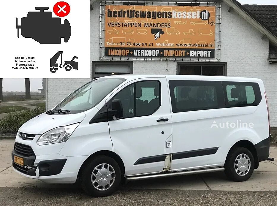Ford Transit Custom 2.0 TDCI L1H1 Euro 6 AC 9 Persoons Motorschade putnički minibus