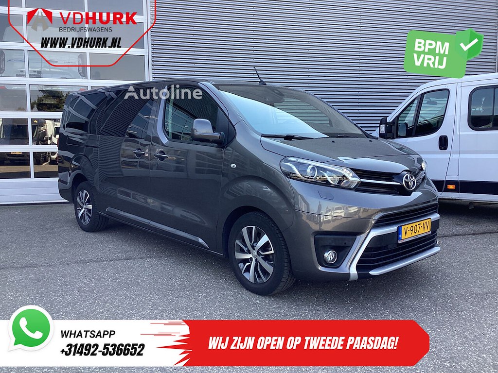 Toyota PROACE 2.0 180 pk Aut. DC Dubbel Cabine/ 2x Schuifdeur/ Pano/ Xe kombi minibus