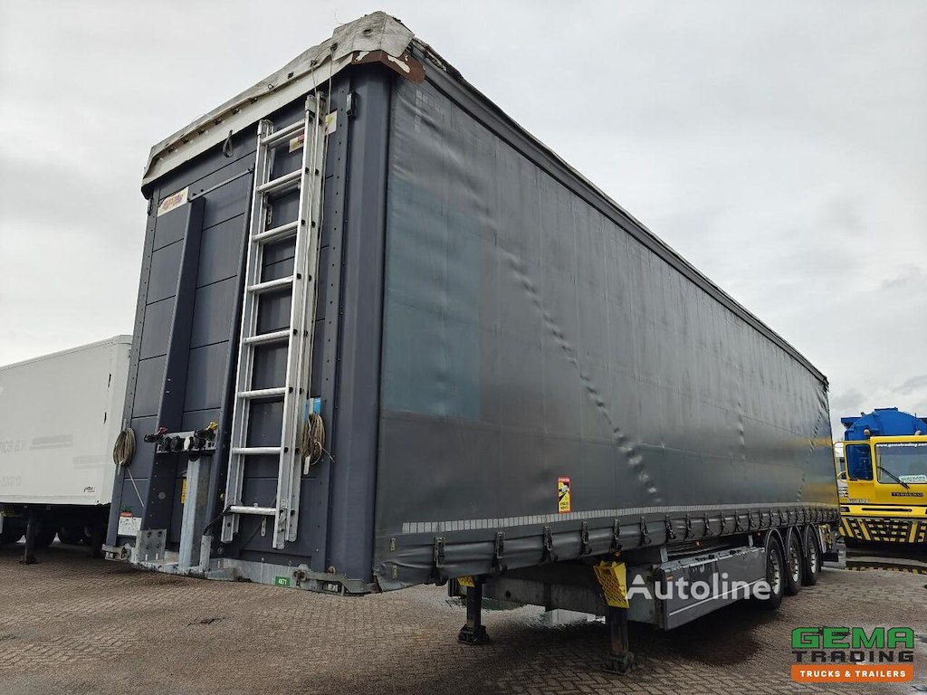 A&D LPRS24 3-Axle SAF disc - Sliding curtains/Lifting roof - Stall p poluprikolica sa kliznom ceradom