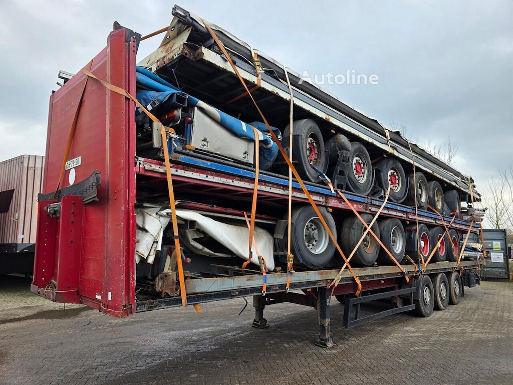 BPW Koegel - SAF- SMB - DISC Stack of 5 3-axle curtain-sided trailer poluprikolica sa kliznom ceradom