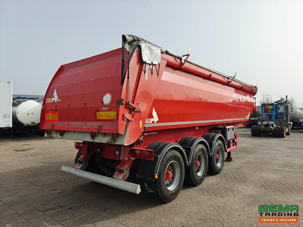 Stas S300CX 3-Axles BPW - Tipper 29m3 - Alu/Alu - Disc brakes - Lift poluprikolica kipera