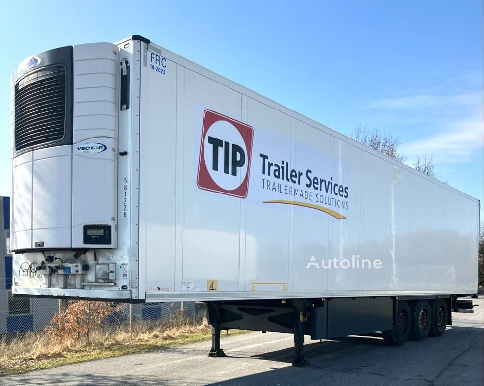 Schmitz Cargobull Trailer Reefer Flower Width & Double Stock Straight poluprikolica hladnjača (581228)