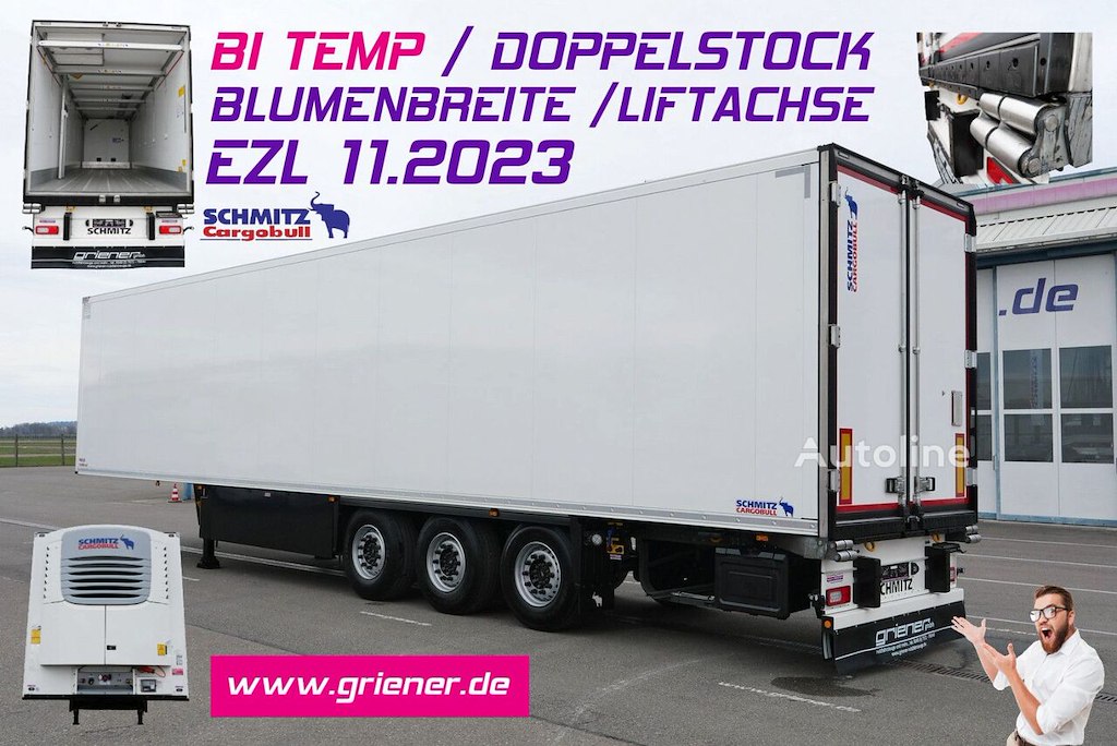 Schmitz Cargobull SKO 24/L 13,4 FP 45 /BI TEMP /MULTITEMP/DS !!! poluprikolica hladnjača