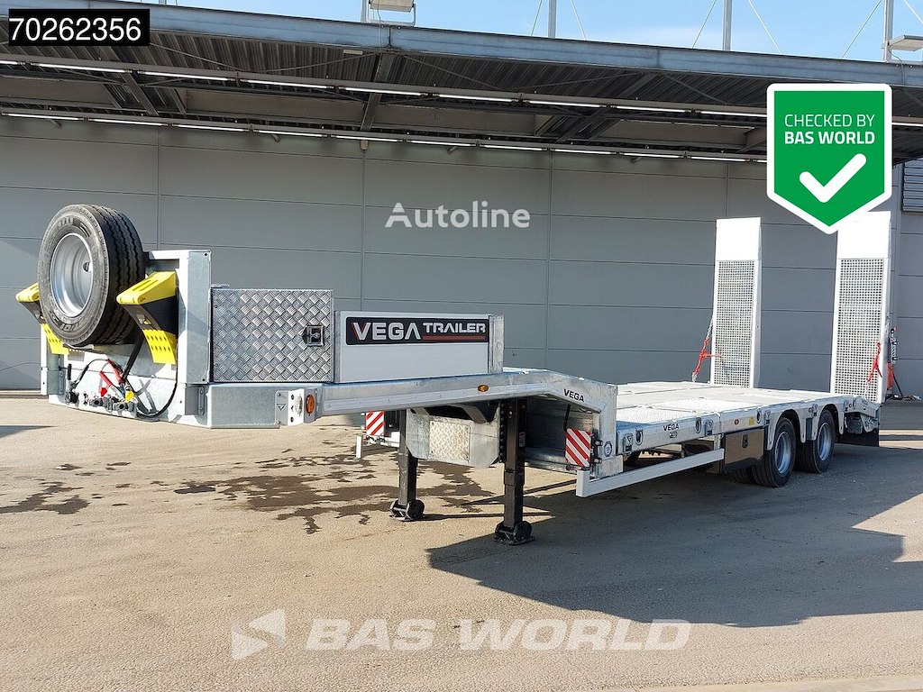 Nova Vega VEGA-S 2 axles NEW 2 Axle Lowbed Ramps poluprikolica sa niskom platformom