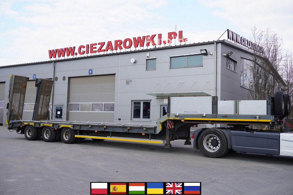 Bodex NN3J low-bed semi-trailer poluprikolica sa niskom platformom