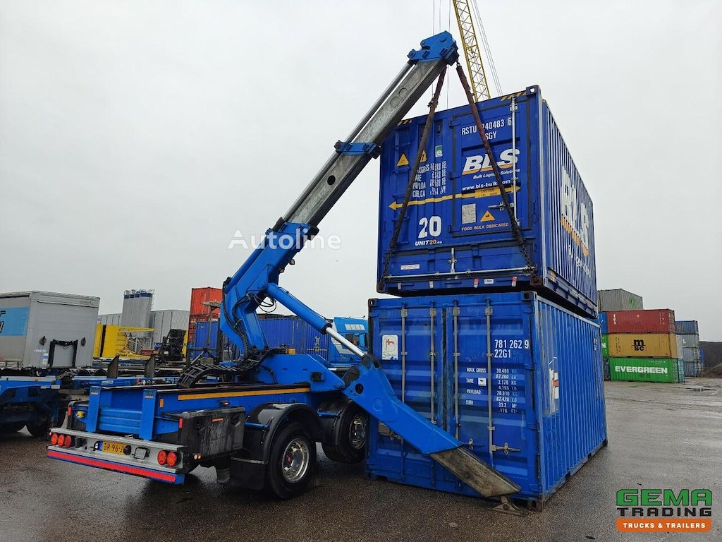 Schmidt S42S 3-Axle SAF - Ceptorn SideLoader 36T - ContainerStacking - E poluprikolica za prevoz kontejnera