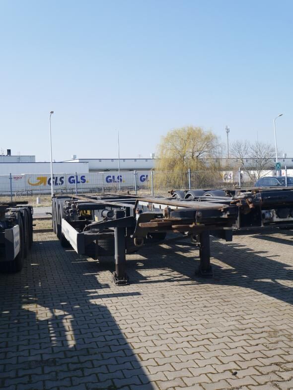 Krone Trailer Chassis Gooseneck extendible 2x 20', 30', 40' and 45' poluprikolica za prevoz kontejnera
