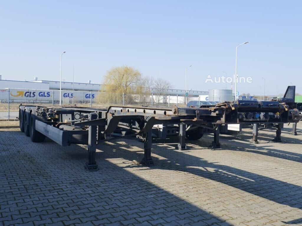 Krone Trailer Chassis Gooseneck extendible 2x 20', 30', 40' and 45' poluprikolica za prevoz kontejnera
