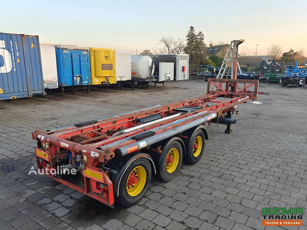 Tinsley TT1527/40AS 3 Axles BPW - 30FT Tipping Chassis - Rotary poluprikolica za prevoz kontejnera
