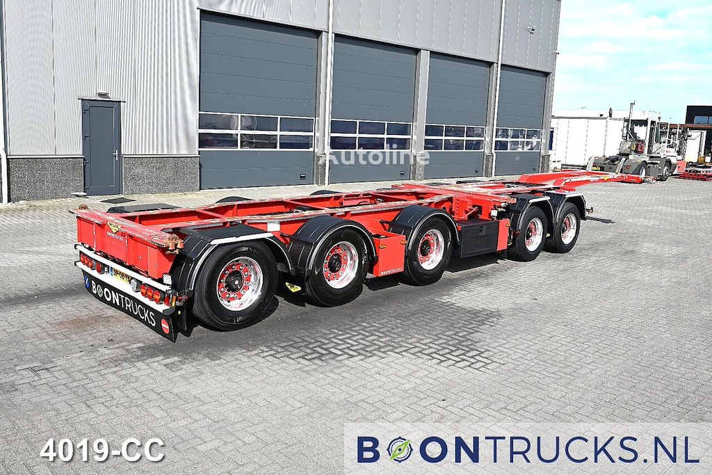 Broshuis 5AKCC 2 CONNECT | 2x20-40-45ft HC * 3x STEERING * 4x LIFT AXLE * poluprikolica za prevoz kontejnera