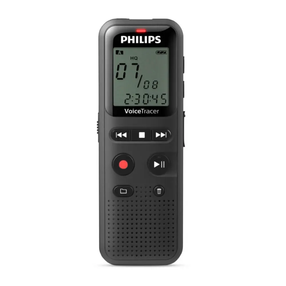PHILIPS DVT1160 Diktafon, Crni
