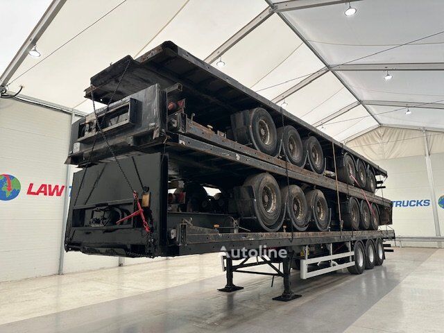 Don-Bur Tri Axle Stack of 5 Flatbed Trailers poluprikolica platforma