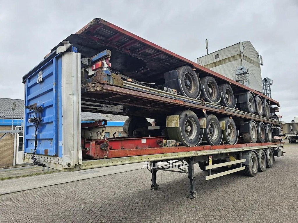 Fruehauf SMB Stack of 5 - Fruehauf SMB Flatbed Semi-Trailer – 3 Axles – A poluprikolica platforma
