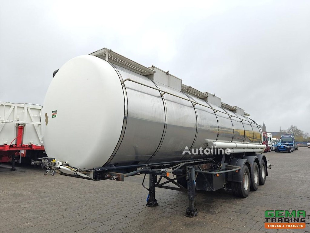 LAG O-3-40 CL 3-Axle SAF - Insulated Tank 24,000L - Drum Brakes - Hy poluprikolica autocisterna