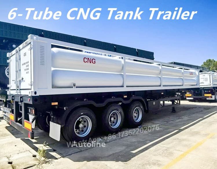 Nova Titan 6 Tube CNG Tank Trailer poluprikolica cisterna za gas