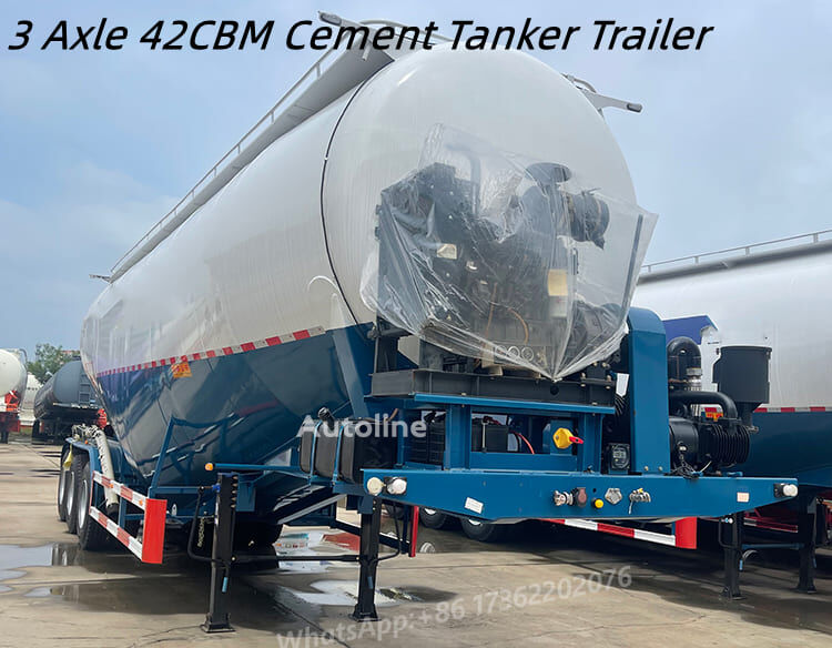 Nova Titan 42CBM Cement Tanker Trailer for Sale cisterna za prevoz cementa