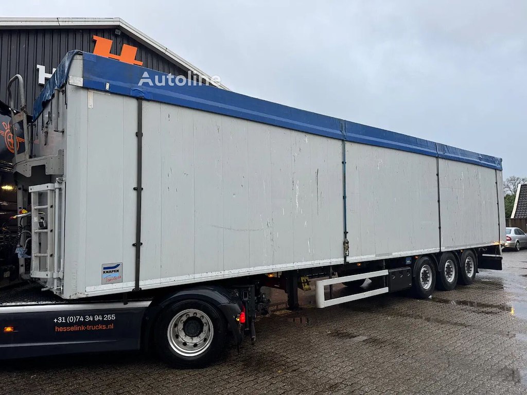 Knapen Trailers K100 92m3 Cargo Floor 10MM Liftas Schijfremmen poluprikolica sa pokretnim podom