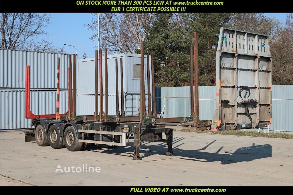 Doll 42 TONS, TWO LIFT AXLES poluprikolica za prevoz drva