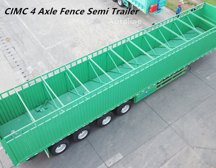 Nova CIMC Livestock Fence Semi Trailer for Sale poluprikolica za prevoz stoke