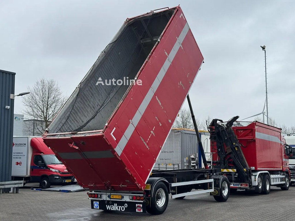 Jumbo 40m3 Kipper Schamel Aanhangwagen prikolica kiper