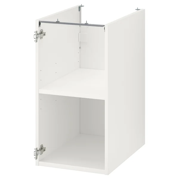 Podni element s policom, bela, 40x60x75 cm