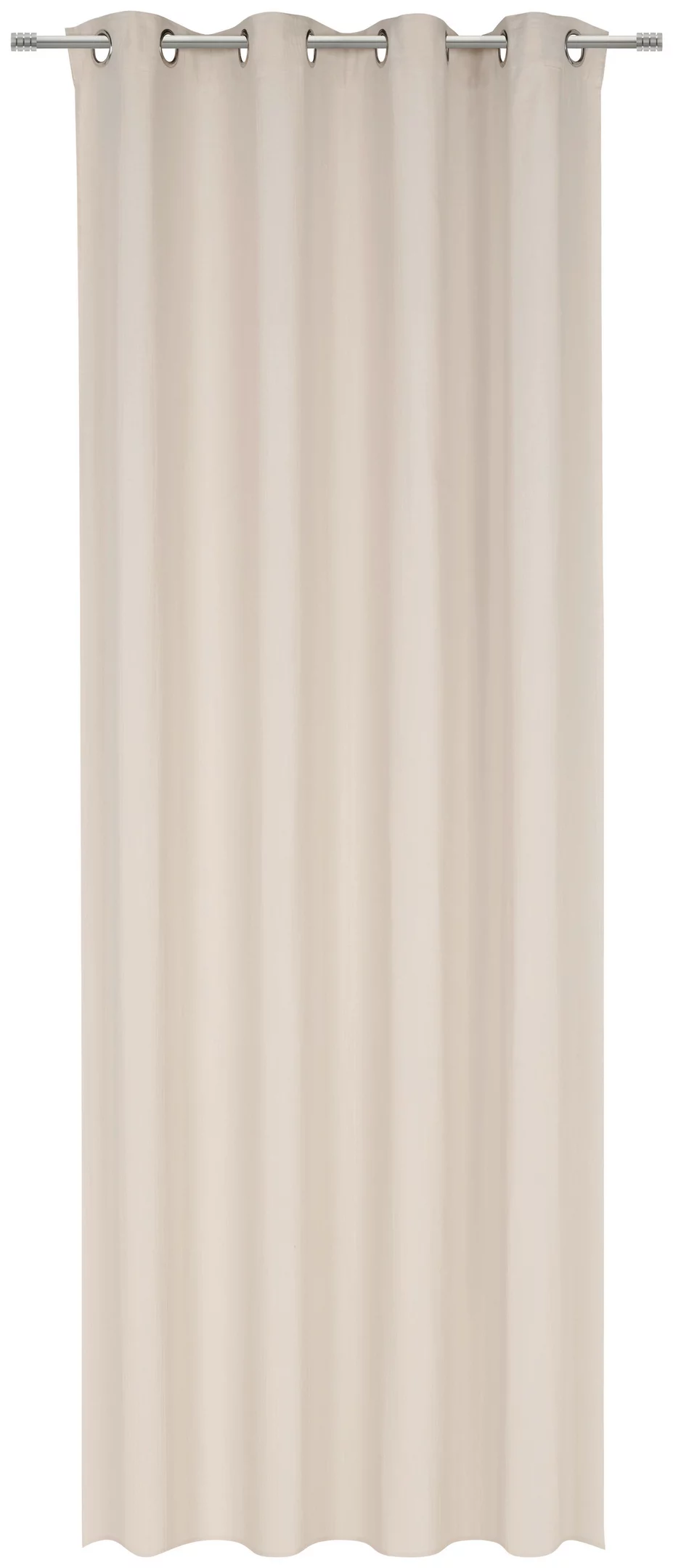 ZAVESA SA KARIKAMA bež 140/255 cm