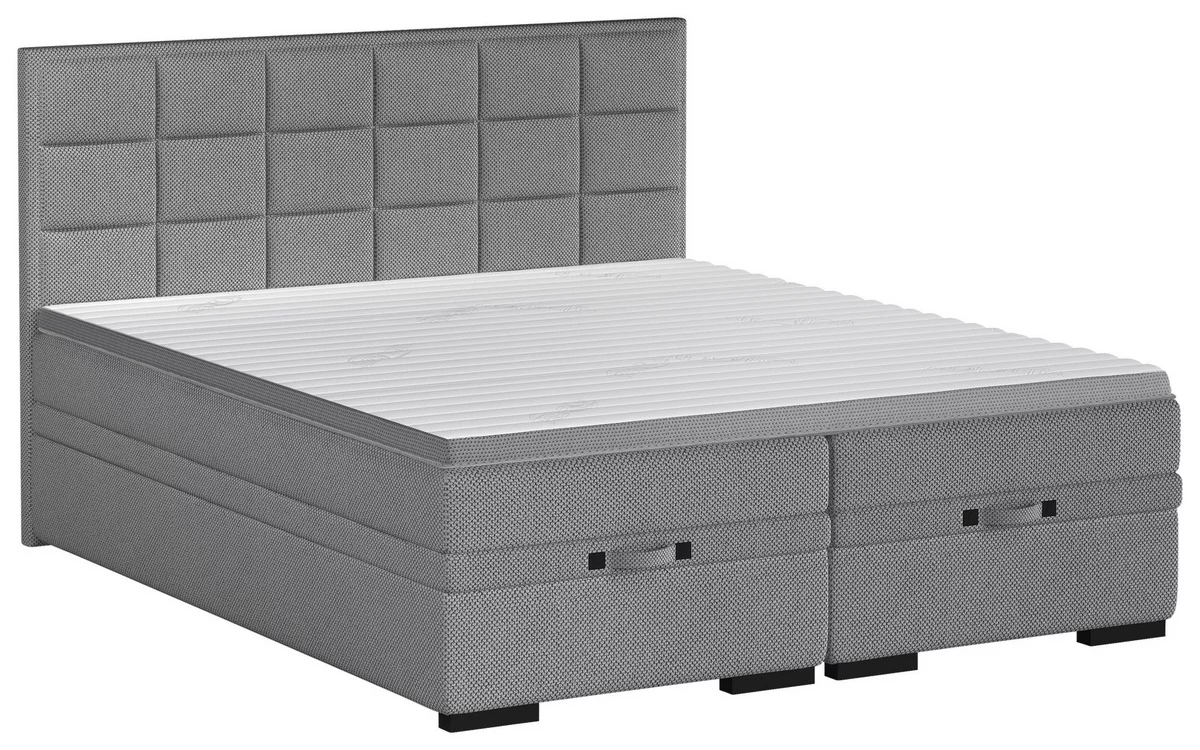 BOXSPRING KREVET 180/200 cm tamnosiva
