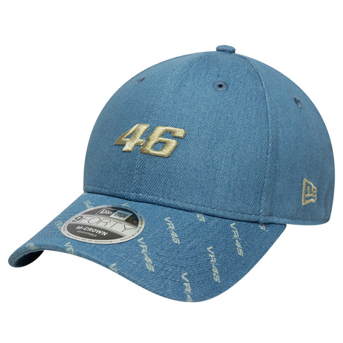 Valentino Rossi VR46 New Era 9FORTY M-Crown Denim kačket