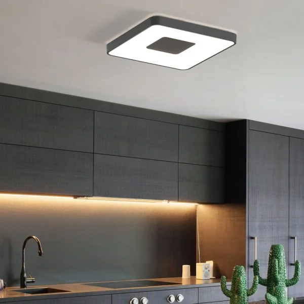 Mantra Coin plafonska lampa led 100W 4000K dimabilna 4900lm crna