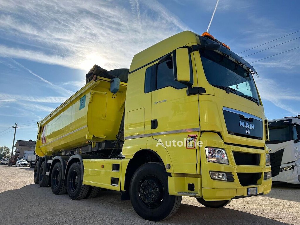 MAN TGX33.480 tegljač + poluprikolica kipera