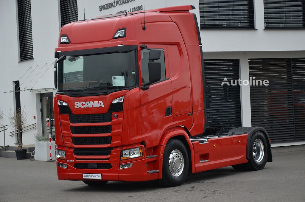 Scania S 450 / KLIMA P. / 4 PODUSZKI / ACC / NAVI / LED / WAGA / 8330 tegljač