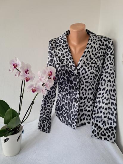 Strukirani sako leopard dezen vel 40