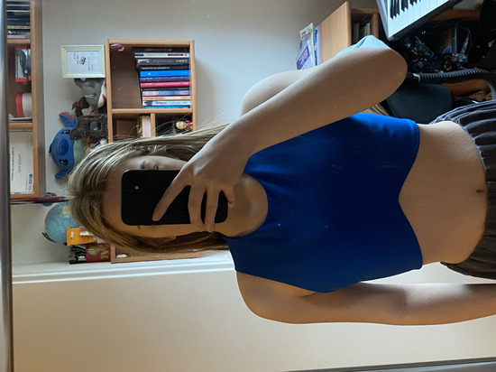 ZARA TOP plavi