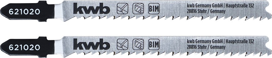 List za ubodnu testeru 100 2/1 | SB, drvo/plastika, fini, BiMetal