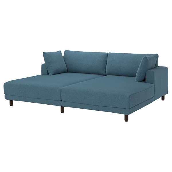 Modularna sofa trosed, s lenjivcima/Axvall tamnosiva-plava