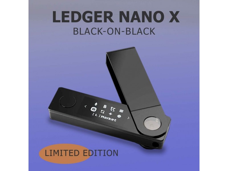 Ledger Nano X Black Edition NOVO originalno pakovanje