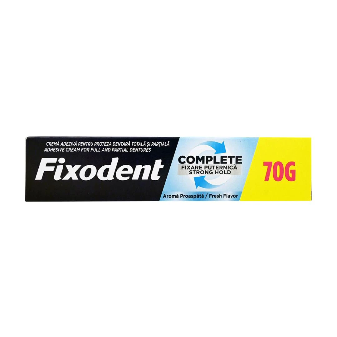 Fixodent COMPLETE Original Adhezivna Krema za Učvršćivanje Zubne Proteze 70 g
