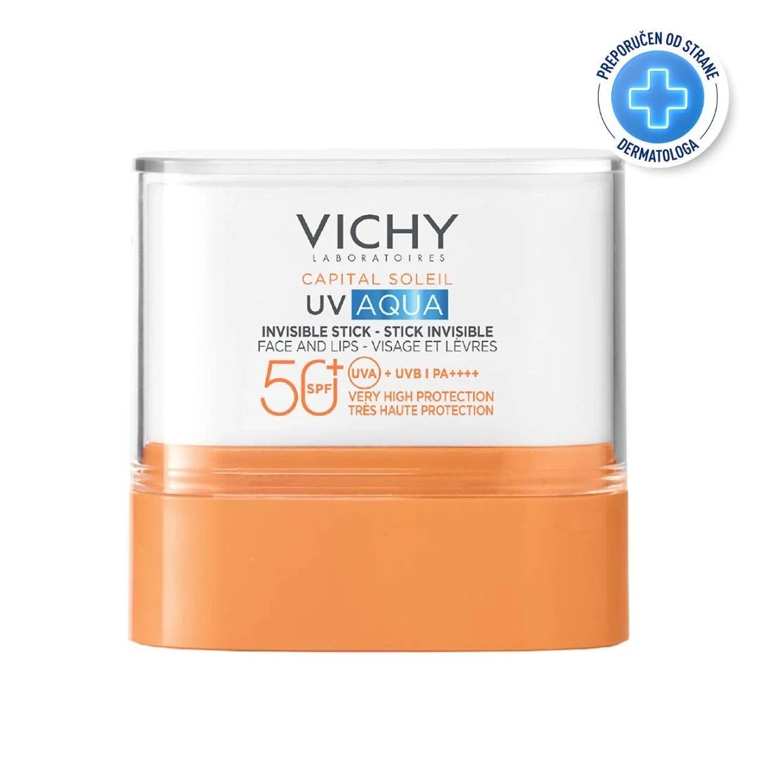 VICHY CAPITAL SOLEIL UV AQUA Nevidljivi Stik za Zaštitu od Sunca SPF50+ 10 g
